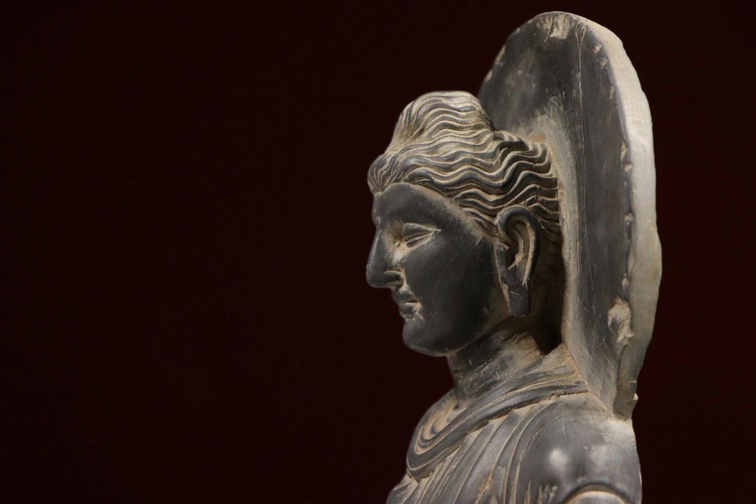 Yahoo!オークション - 渡鶴羽 P562クシャーン朝時代 仏教古美術・ 時...