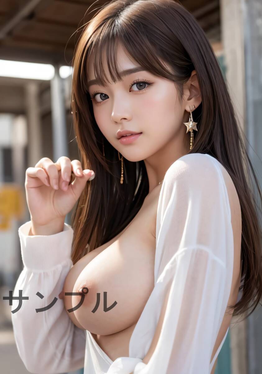 Yahoo!オークション - 224-20 AIポスター 野外露出 美女 美人 かわいい...