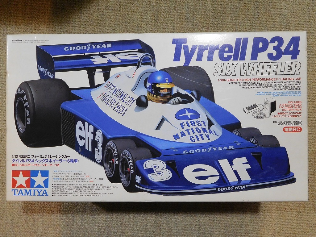 Yahoo!オークション - 1/10 タミヤRC タイレルP34 シックスホイラー