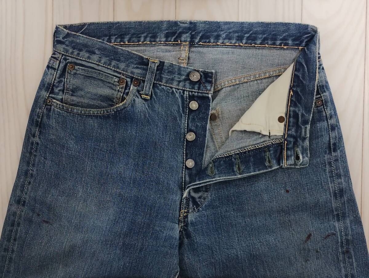 オリジナル】LEVI'S 501XX 片面赤タブ 47モデル ノーリペア オリジナル】LEVI'S 501XX 片面赤タブ 47モデル ノーリペア