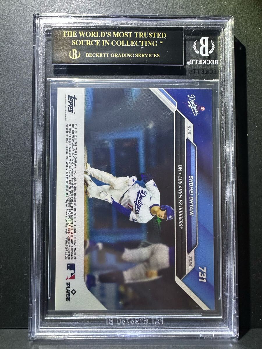 日本代購代標第一品牌【樂淘letao】－topps now BGS10 ブラックラベル Dodgers ドジャース 大谷翔平 ohtani Shohei psa 2024 ホームラン 鑑定品 ...