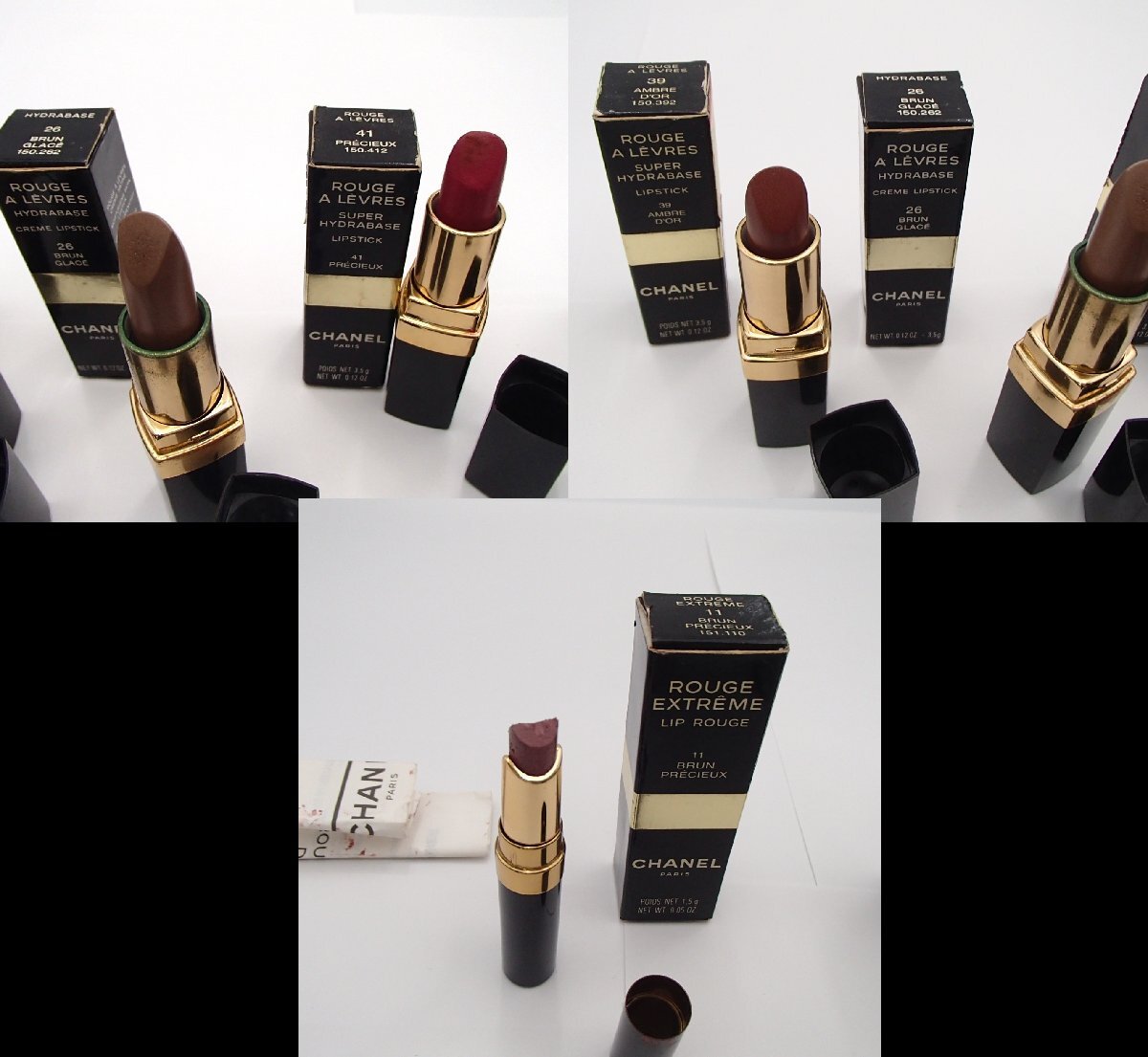 Yahoo!オークション - CHANEL シャネル 口紅 まとめ / コスメ 化粧品 ...