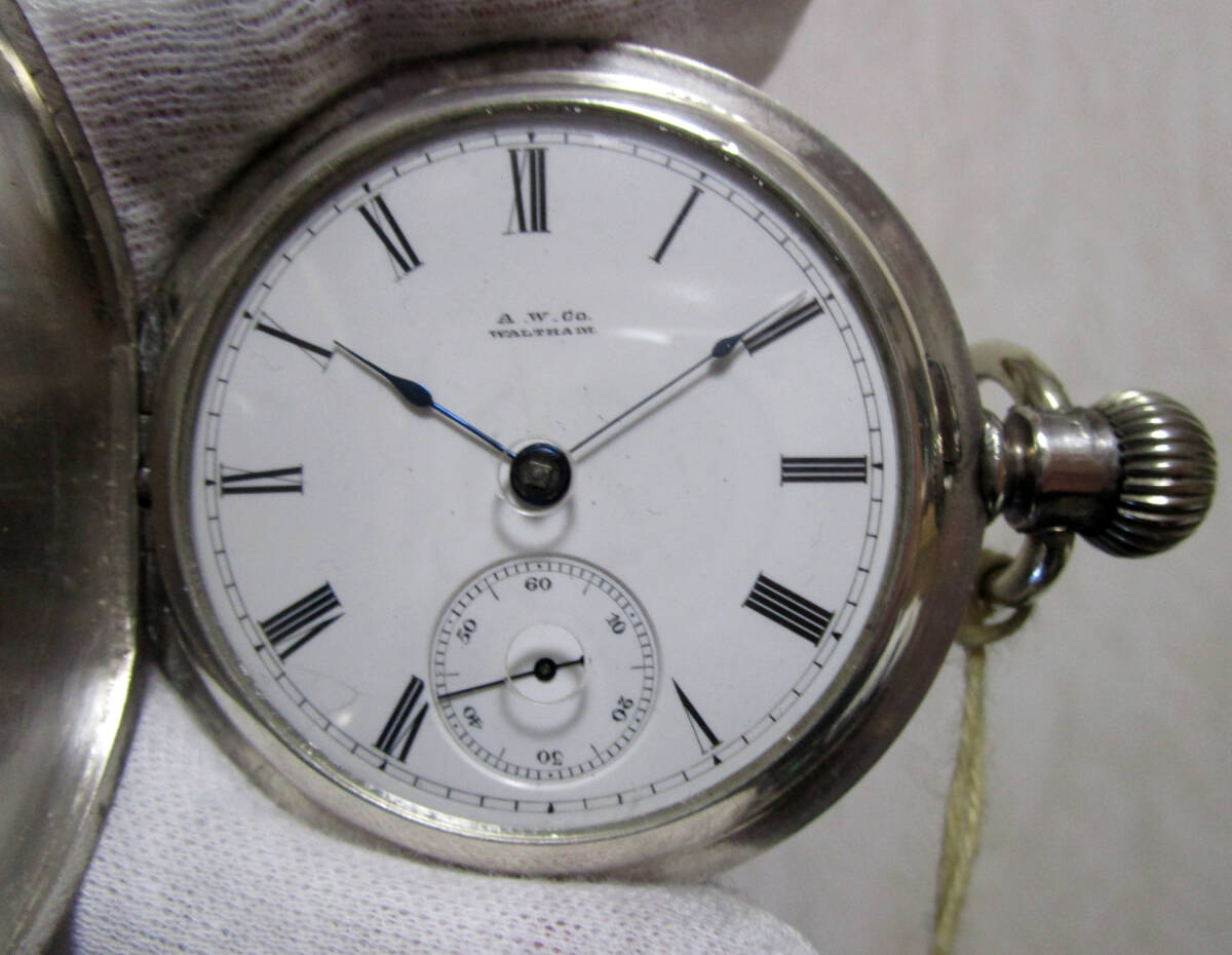 Yahoo!オークション - 【K312】懐中時計 WALTHAM/ウォルサム 鍵巻 18...