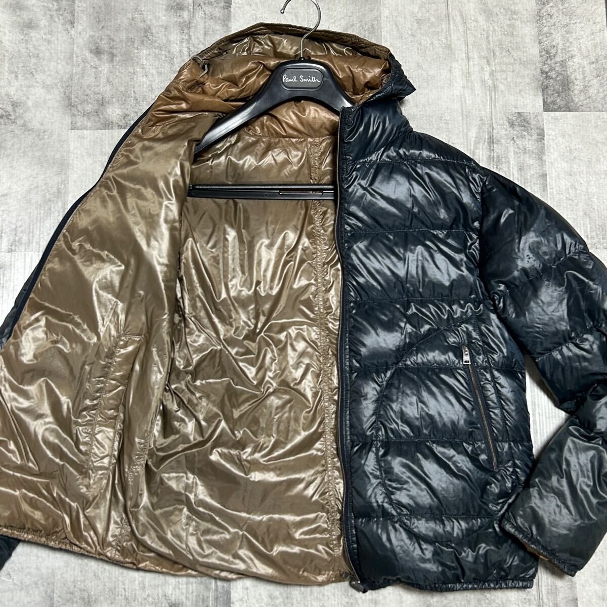 最高級/L相当 48 ヘルノ HERNO ダウンジャケット リバーシブル ネイビー/ブラウン 軽量 ウルトラライトダウン 肉厚 フード メンズ 2way(Lサイズ)｜売買されたオークション情報 ...