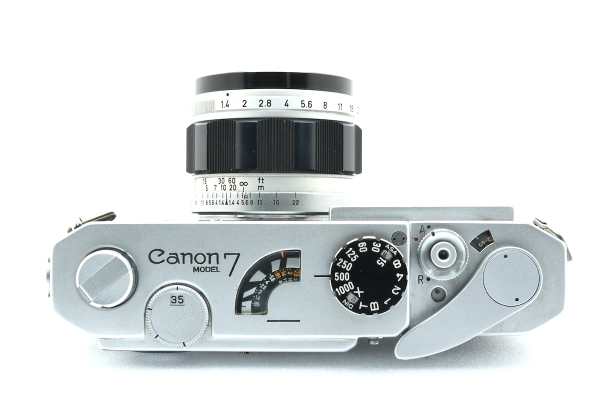 Yahoo!オークション - Canon MODEL 7 + CANON LENS 50mm F1.4 キヤノン...