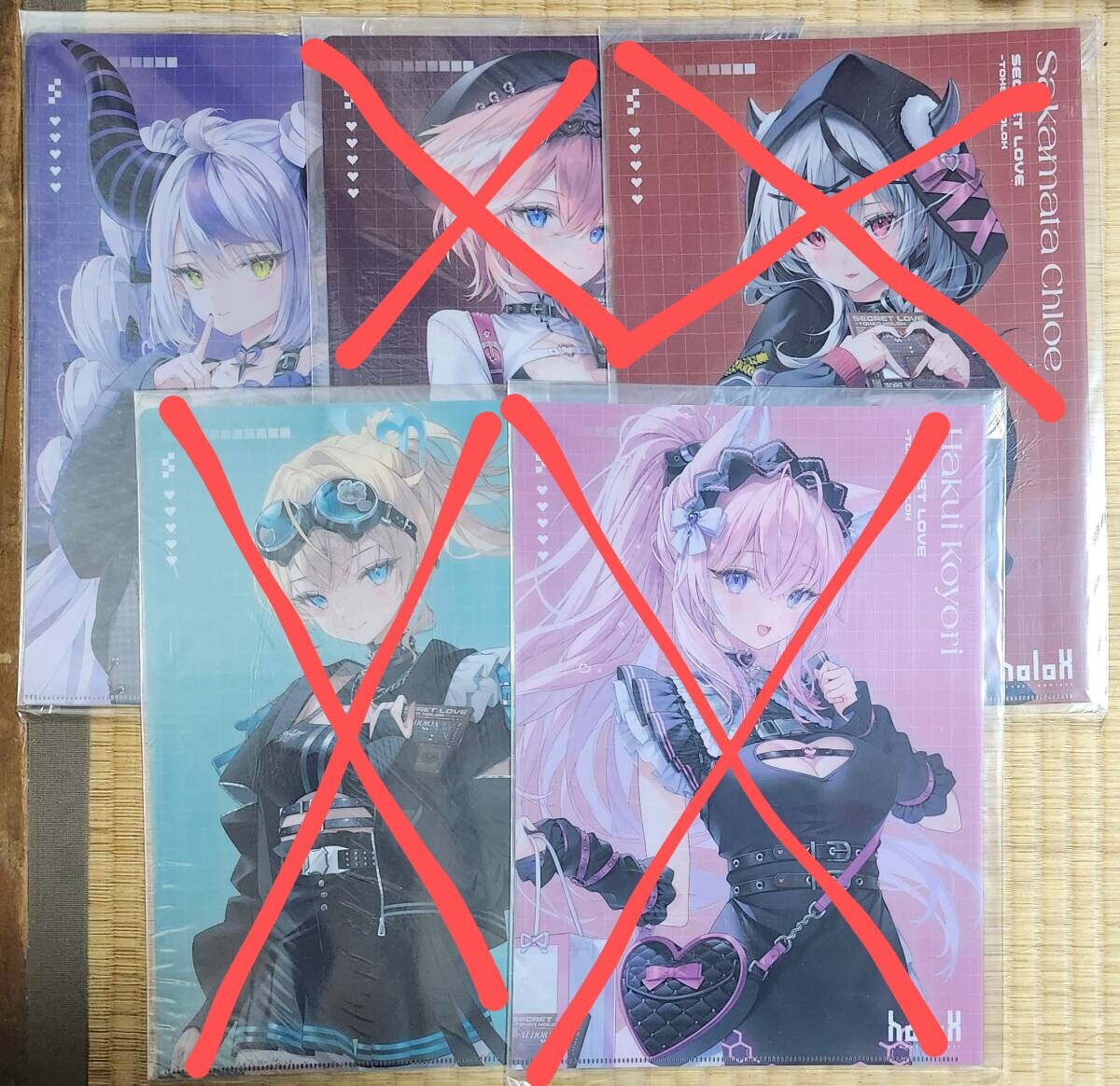 Yahoo!オークション - 新品 Secret Love-Token holoX クリアファイル ...