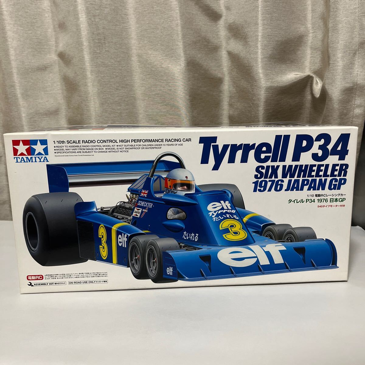 Yahoo!オークション - 未組立 TAMIYA タミヤ Tyrrell P34 SIX WHEELER ...