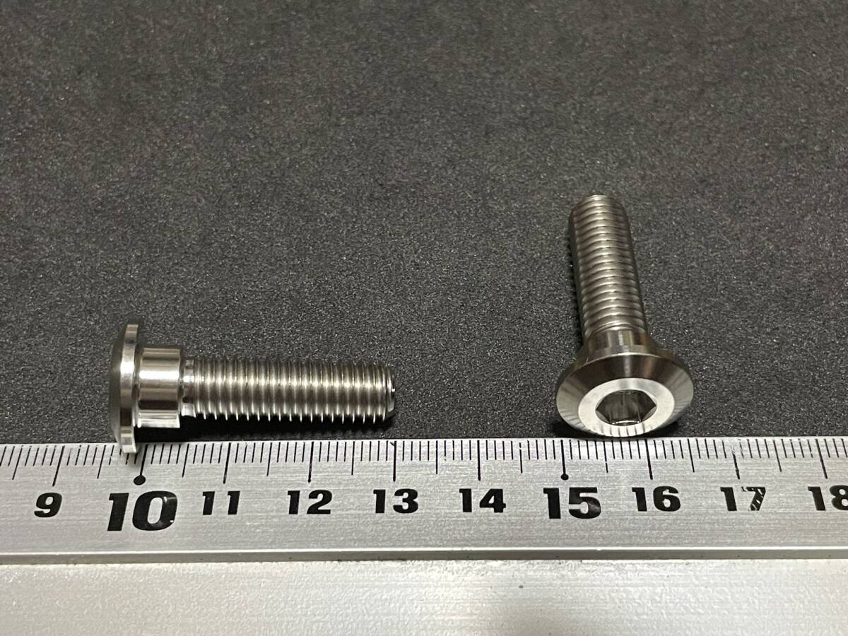 Yahoo!オークション - 10本セット チタン ディスクローターボルト M8x...