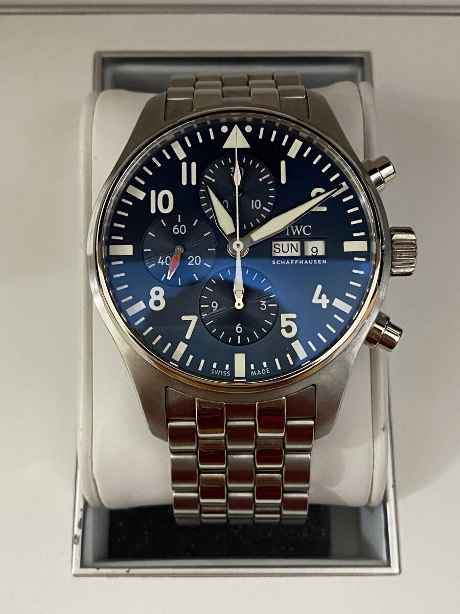Yahoo!オークション - IWCパイロットウォッチ プティプランス ブルー