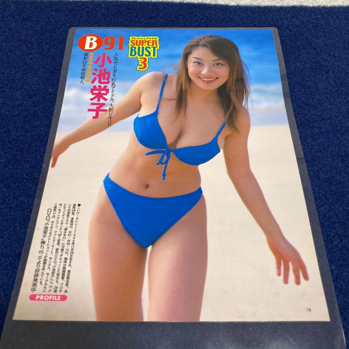 【ラミネート加工・切り抜き・グラビア】小池栄子、秋葉靖子、岡倉あゆ、高橋晴香、畦地令子 10P 巨乳、水着、ビキニ A4サイズ :: Yahoo!Auction｜DEJAPAN - Bid ...