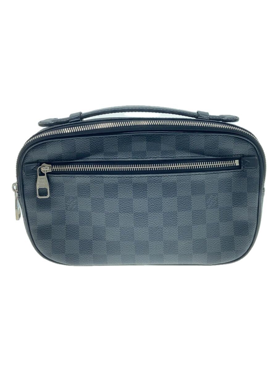 LOUIS VUITTON◇アンブレール_ダミエ・グラフィット_BLK/PVC/BLK LOUIS VUITTON◇アンブレール_ダミエ・グラフィット_BLK/PVC/BLK