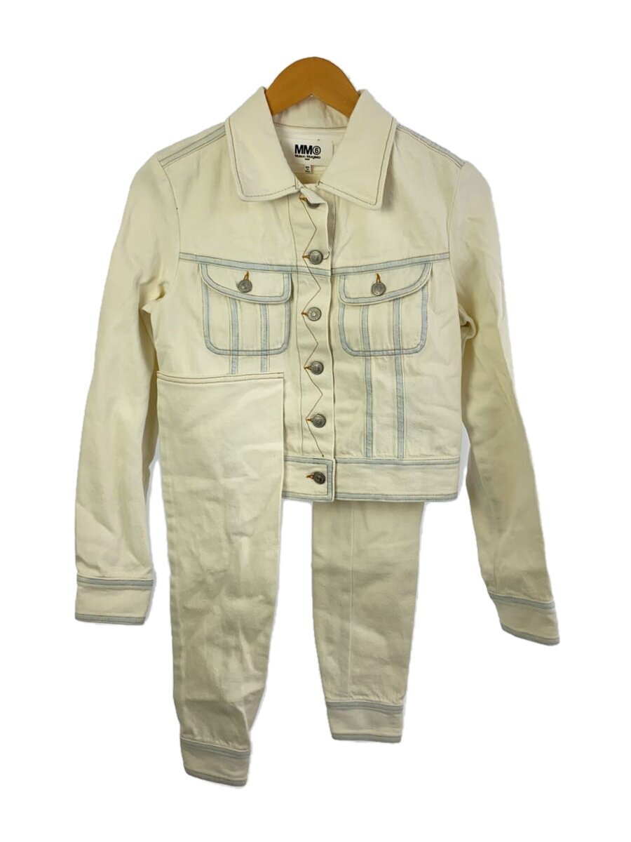 Yahoo!オークション - MM6 Gジャン/38/デニム/WHT/S62AN0064