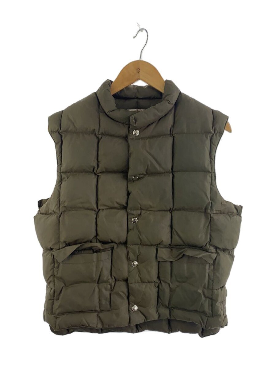 Yahoo!オークション - 80s/CANADA製/Sprung/ダウンベスト/L/-/KHK/無地...