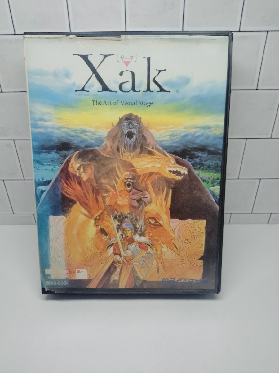 Yahoo!オークション - MSX 2サーク Xak（箱 説あり）マイクロキャビン ...