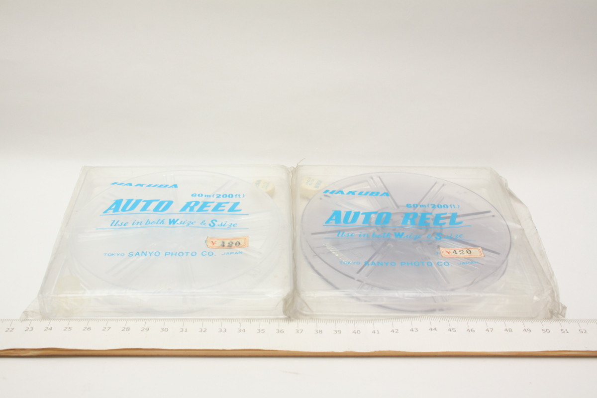 Yahoo!オークション - 新品 8mm オートリール 2個 ハクバ HAKUBA 60m ...