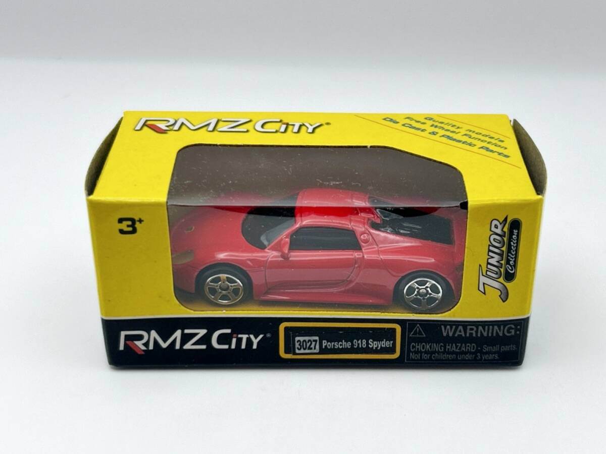 Yahoo!オークション - 〓RMZ CITY〓3027 ポルシェ 918 スパイダー レッ...