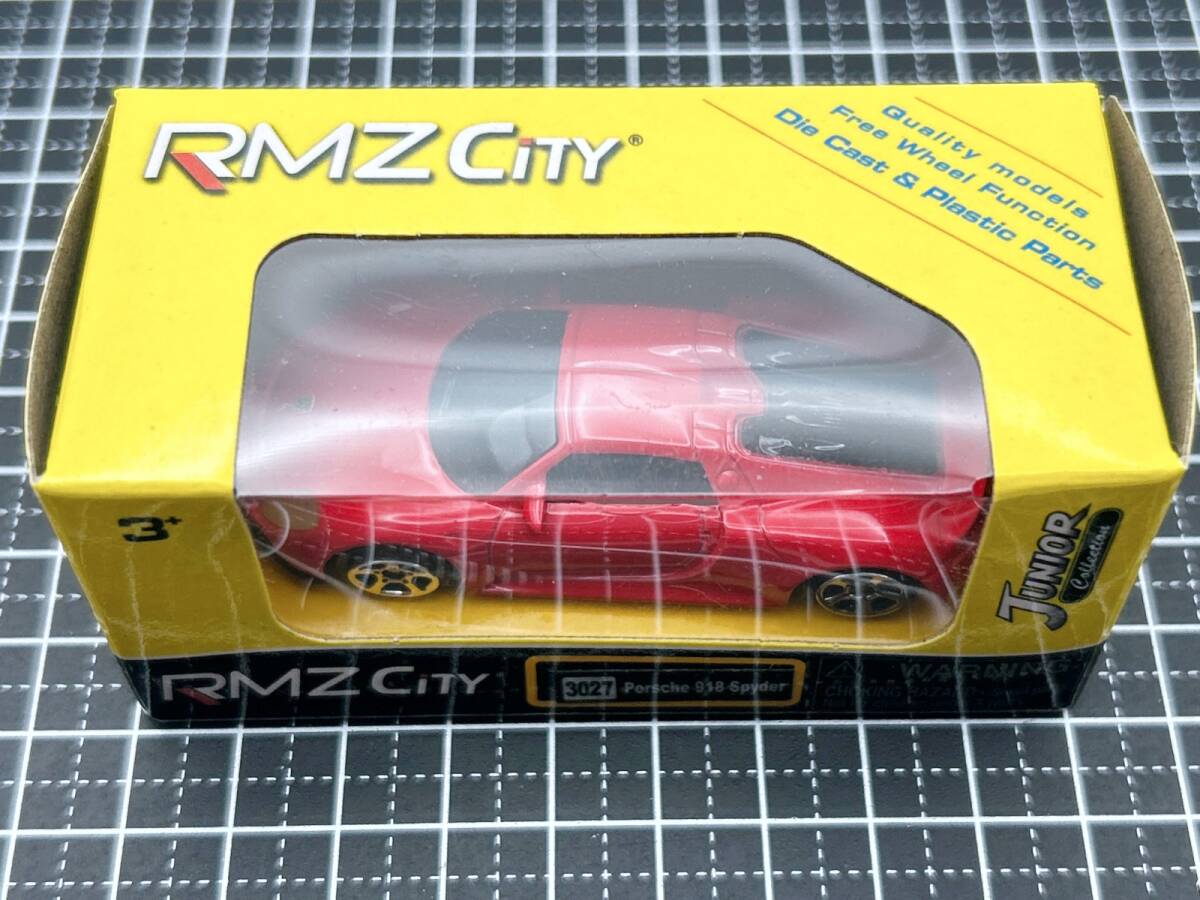 Yahoo!オークション - 〓RMZ CITY〓3027 ポルシェ 918 スパイダー レッ...