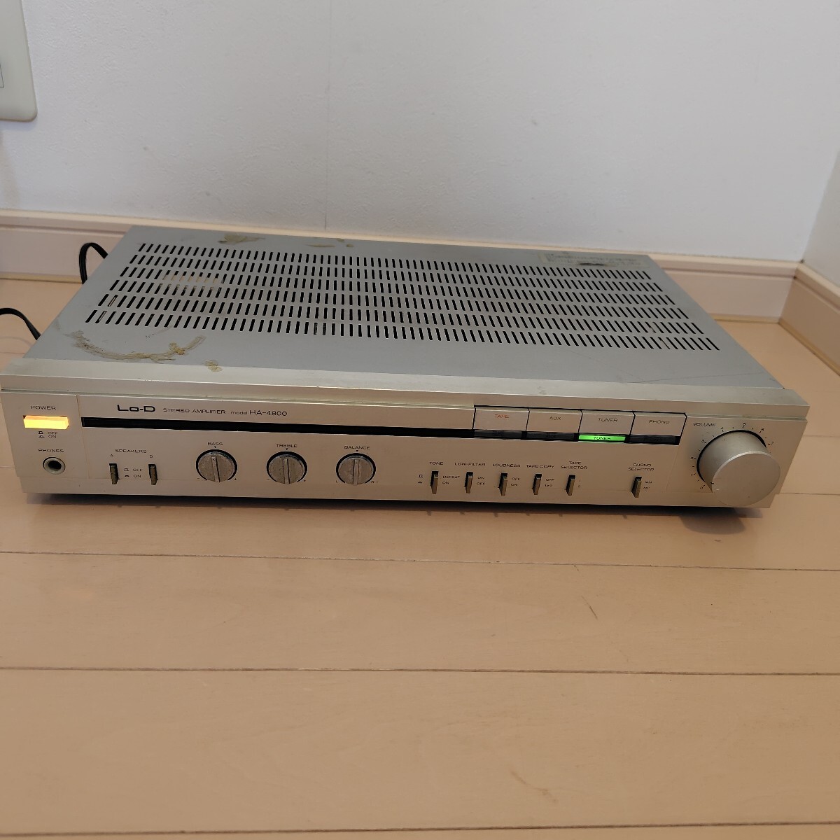 Yahoo!オークション - 通電確認済 Lo-D HA-4800 プリメインアンプ 日立...