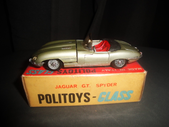 Yahoo!オークション - Politoys Fiberglass Jaguar GT Spider ジャガー...