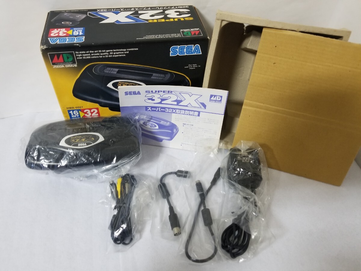 SEGA/セガ SUPER 32X/スーパー 32X 本体一式 MEGA DRIVE/メガドライブ 周辺機器 HMA-0001 外箱/内箱/説明書(本体、アクセサリー)｜売買されたオークション ...