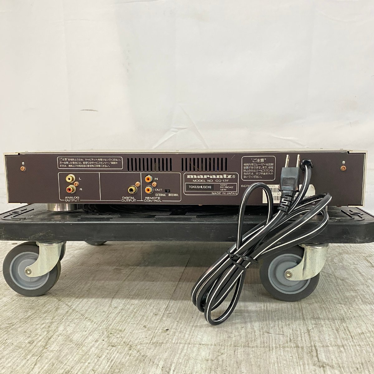 Yahoo!オークション - 【 C 】4482 marantz CD-17F CDデッキ マランツ