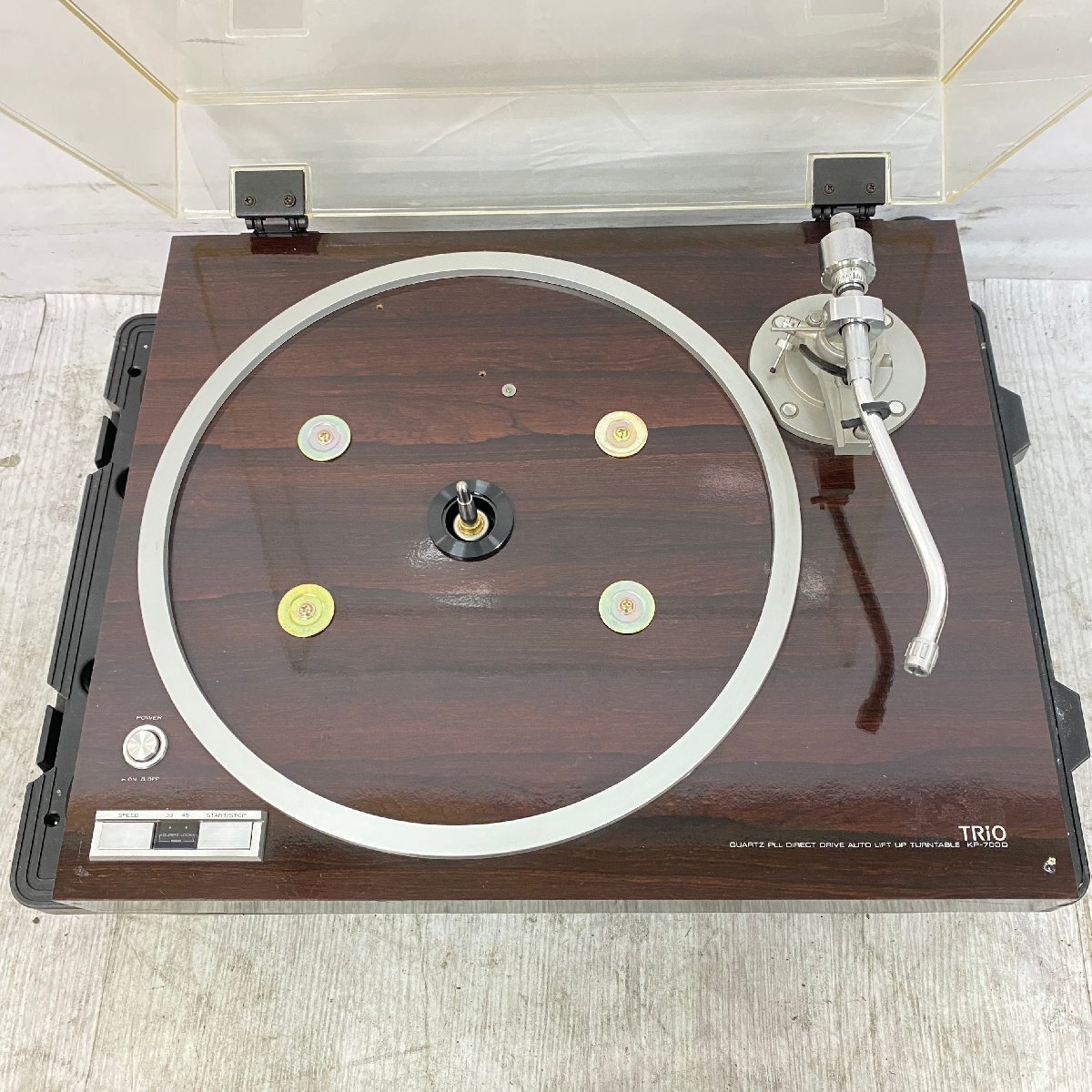 Yahoo!オークション - 【 C 】4374 TRIO KP-700D ターンテーブル トリ...