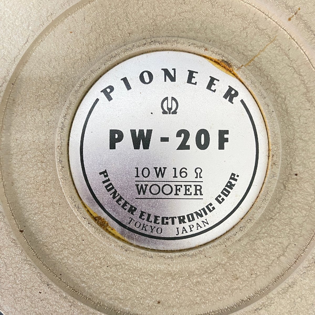 Yahoo!オークション - 【 J 】3944 PIONEER PW-20F ウーファーユニット...