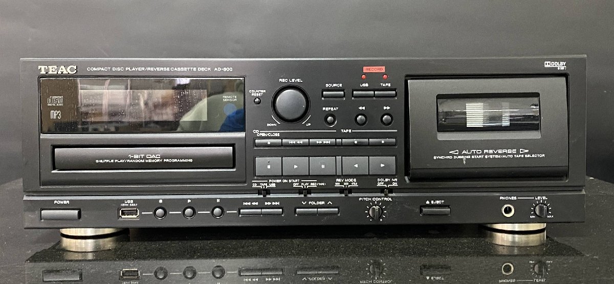 Yahoo!オークション - 【 B 】4342 TEAC AD-800 CD/カセットデッキ テ...