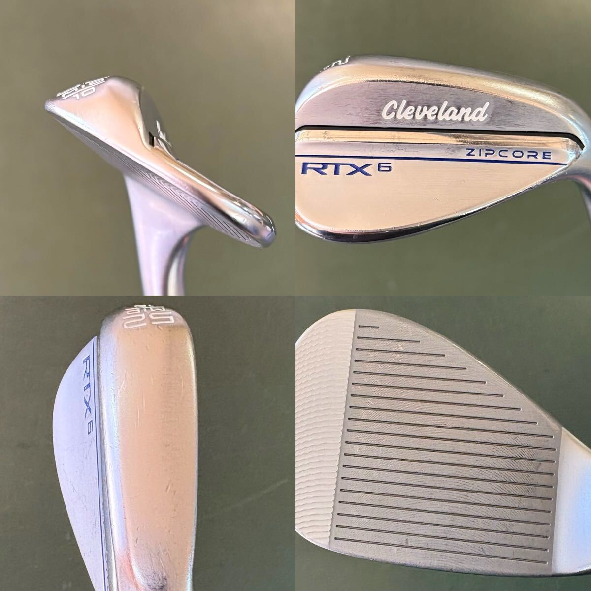 Yahoo!オークション - クリーブランド RTX6 ZIP CORE MID 48/52/56 N.S...