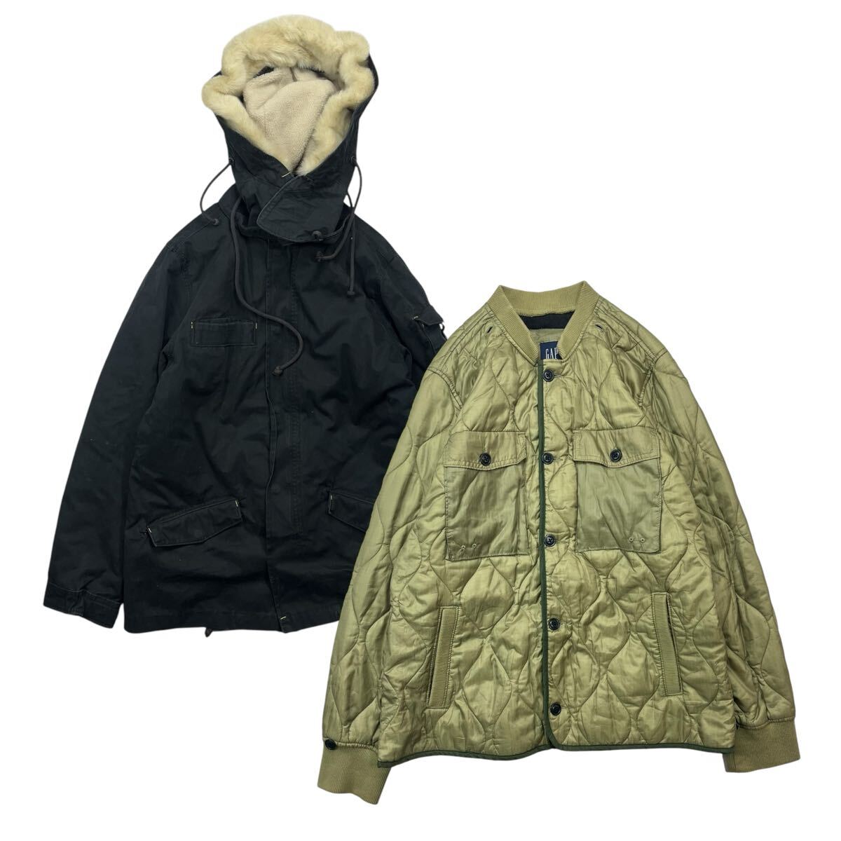 Yahoo!オークション - 【3WAY】 OLD GAP オールドギャップ モッズコー...