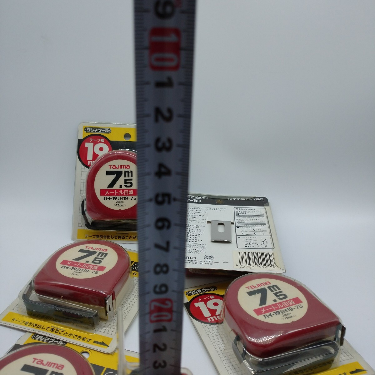 Yahoo!オークション - TAJIMA タジマ 19mm幅テープ巻尺 ハイ-19 H19-75...