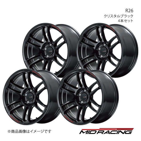 Yahoo!オークション - MID RACING/R26 リーフ ZE0/AZE0 アルミホイール...