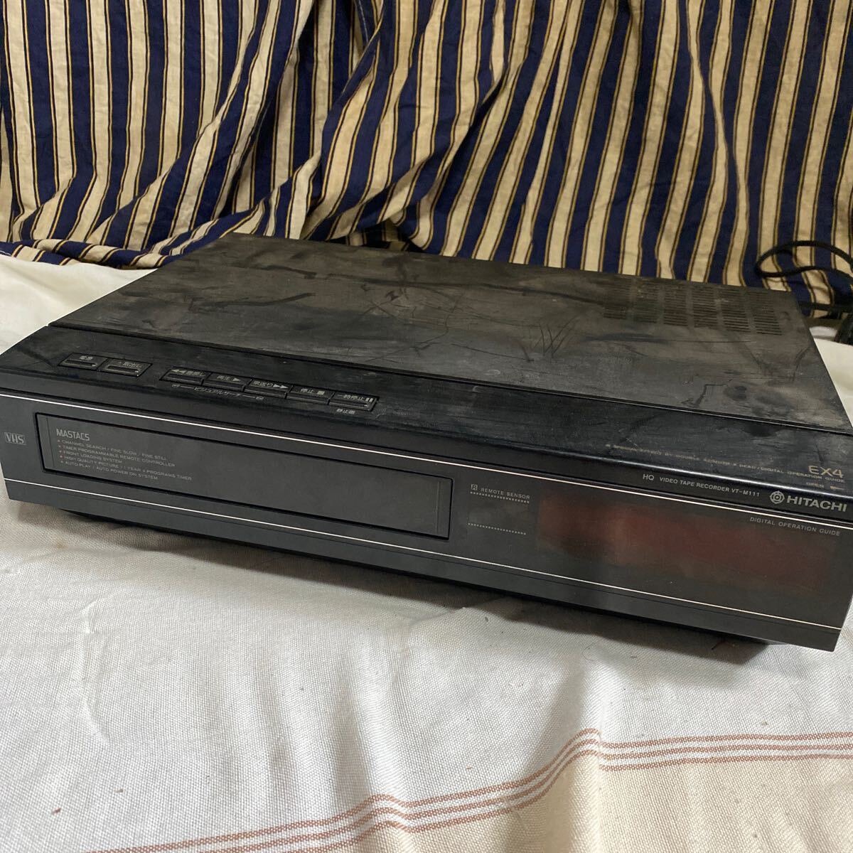 Yahoo!オークション - 【T4】日立 ビデオテープレコーダー VT-M111