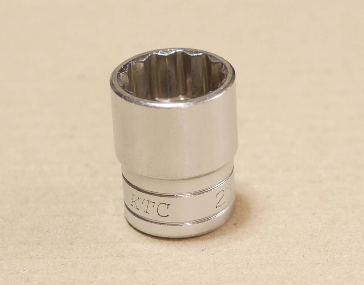 Yahoo!オークション - KTC 21 mm 差込角 12.7 mm 1/2 inch 12角 ソケッ...