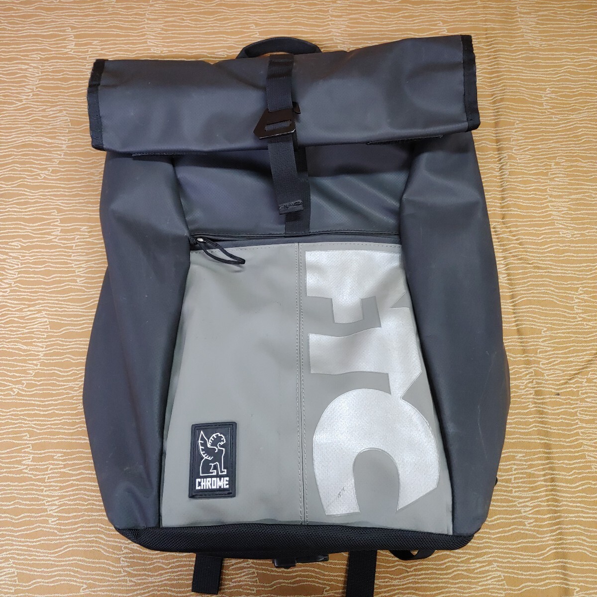CHROME リュック FTC 品 クローム 黒 グレー ヤルタ バックパック 鞄 ダメージ有 B10-3④ 0218(リュックサック、デイパック)｜売買されたオークション情報、yahooの ...