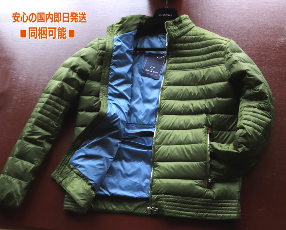 Yahoo!オークション - 新品 欧州JESS＆TONY緑 超軽量 ダウンジャケット...