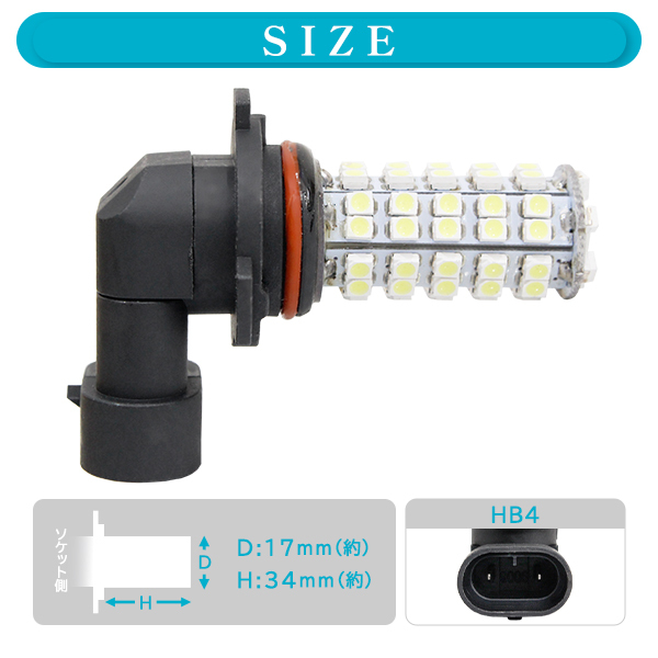 Yahoo!オークション - ю 【定形外】 LED化 交換用に 高輝度 フォグラ...