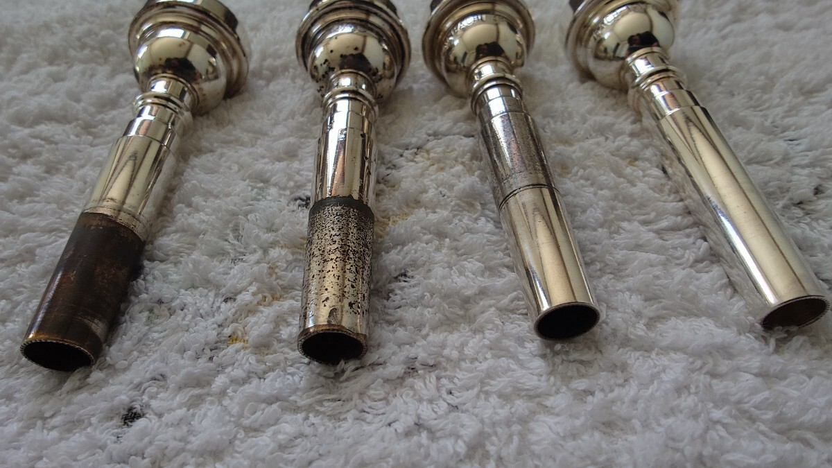 Yahoo!オークション - トランペット マウスピース BACH 4本まとめて 7...