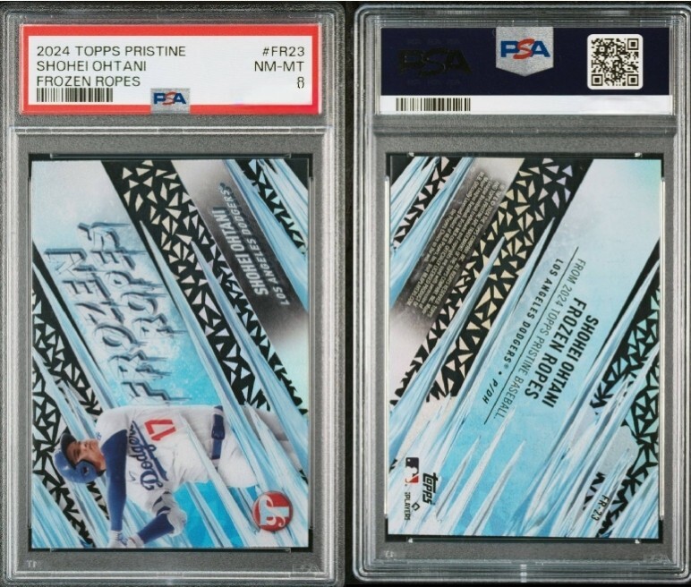 Yahoo!オークション - 【PSA8】Topps Pristine Frozen Ropes 大谷翔平