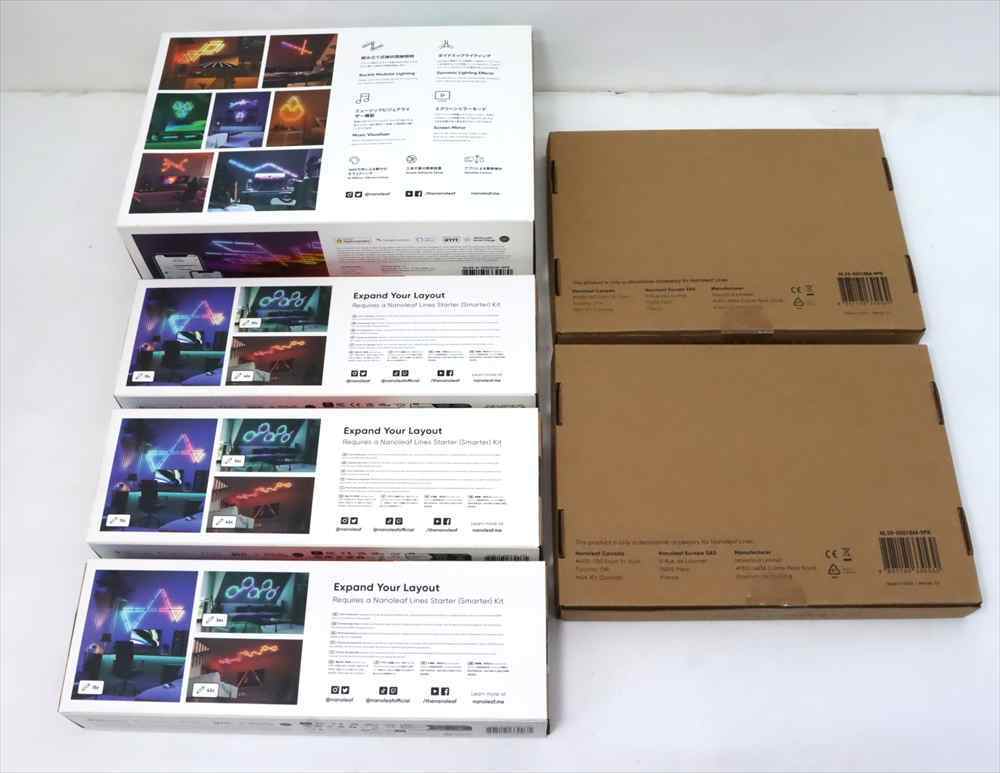 Yahoo!オークション - 【未開封品】Nanoleaf Lines スターターキット N...