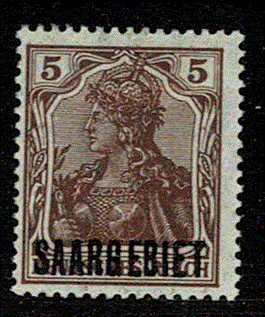 Yahoo!オークション - 《ザール》Scott #42 1920年 5pf