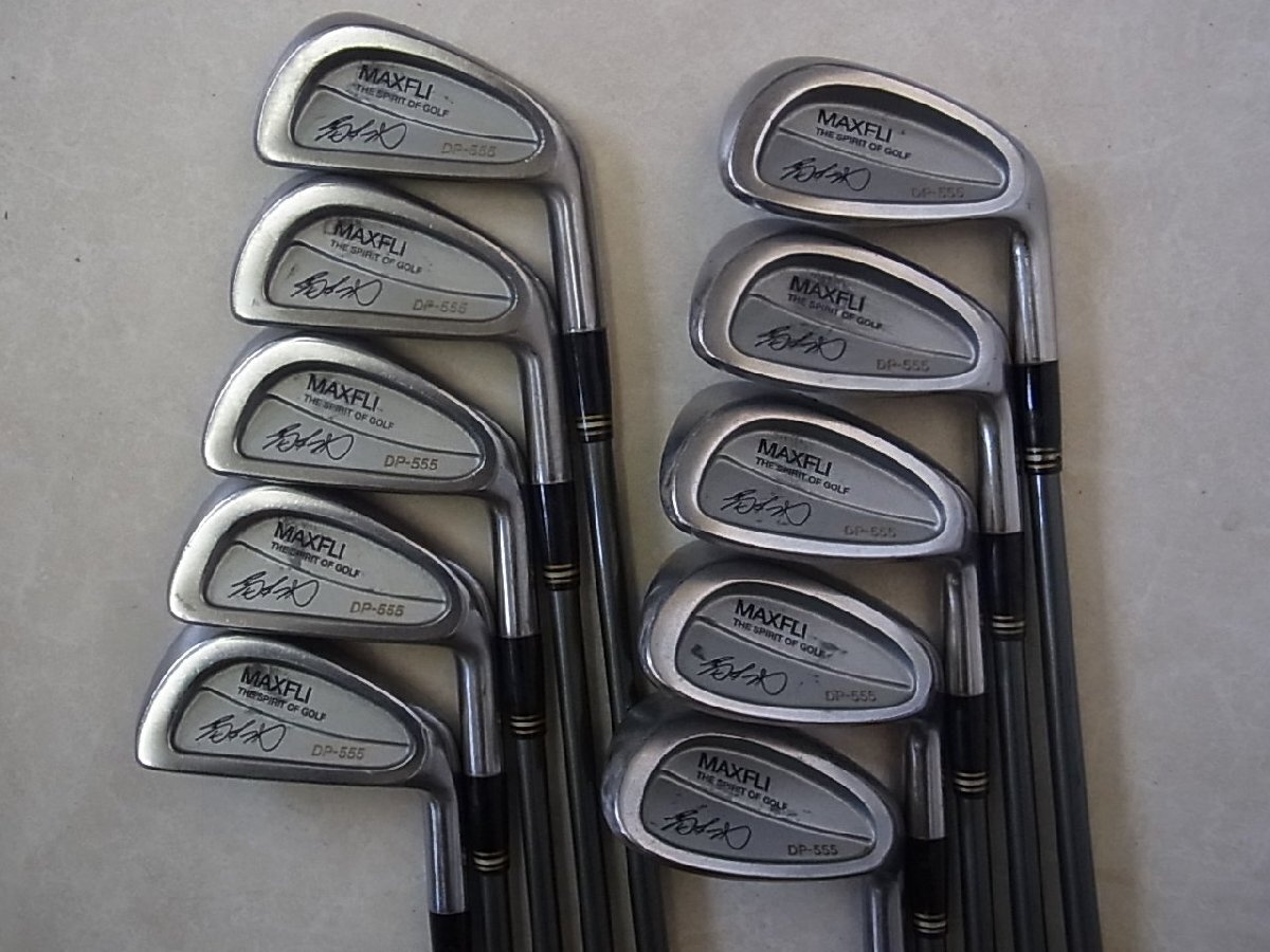 世界の青木功サイン刻印入り DUNLOP MAXFLI DP-555 TOUR BLACK V-5 MBP S #3~SW 10本組(ダンロップ)｜売買されたオークション情報、yahooの商品 ...