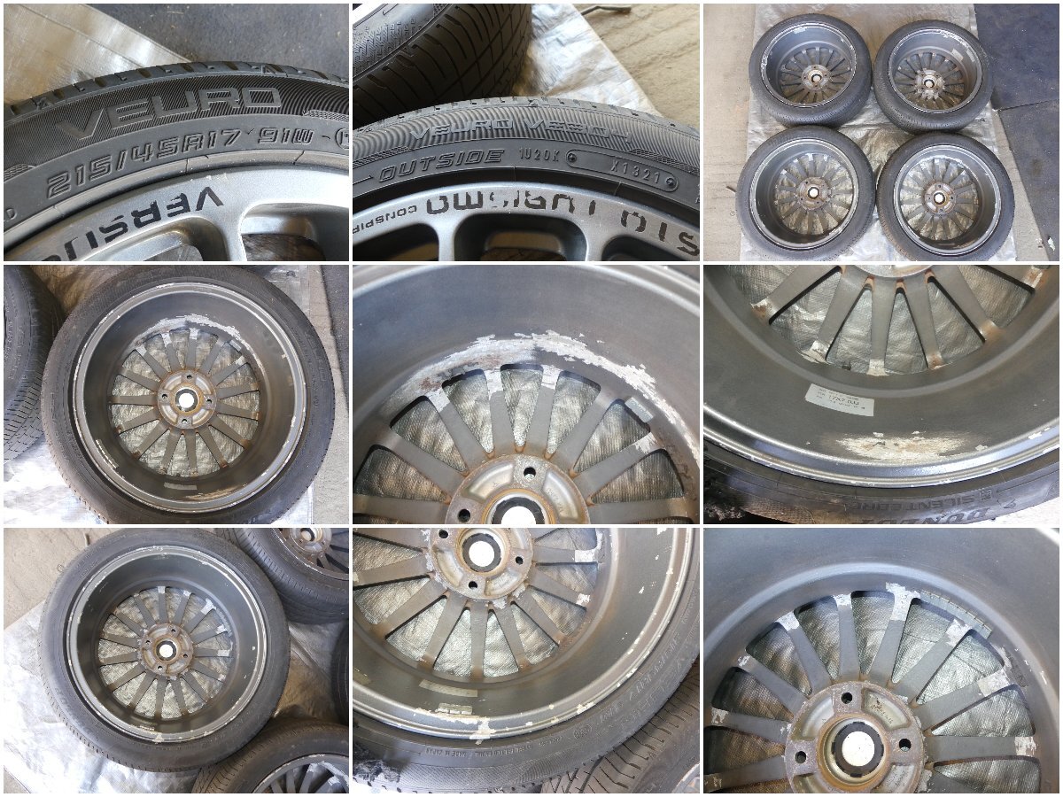 Yahoo!オークション - A8462 RAYS レイズ VERSUS TURISMO 17インチ 7J ...