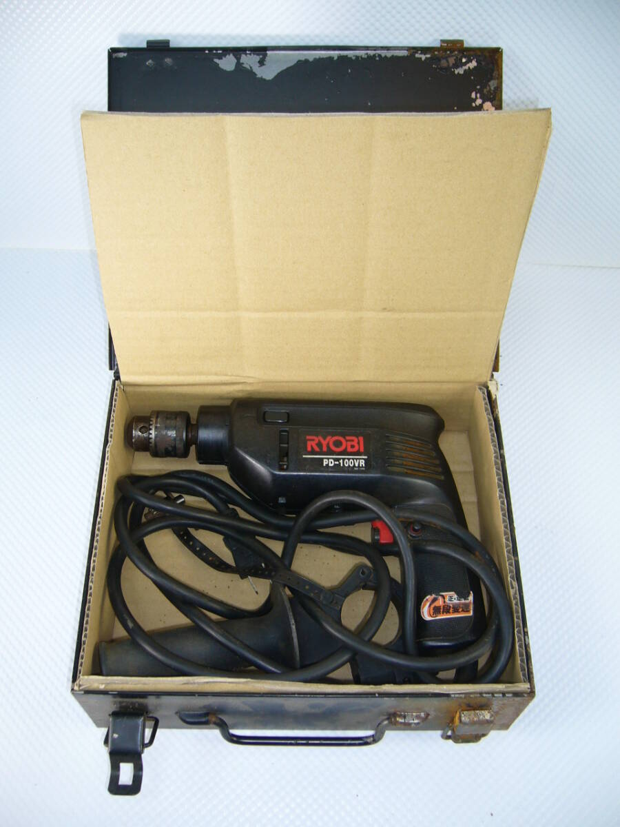 Yahoo!オークション - RYOBI/リョービ 変速振動ドリル PD-100VR 中古 ...