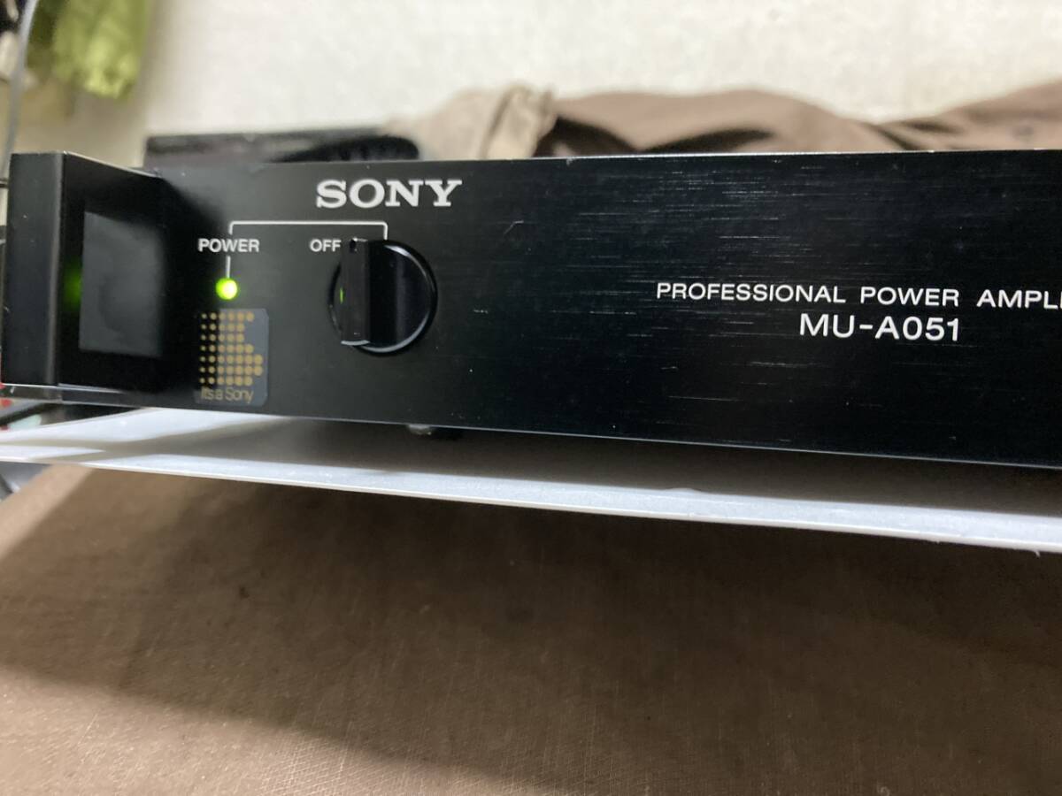 Yahoo!オークション - 動作OK SONY MU-A051 業務用薄型パワーアンプ DU...
