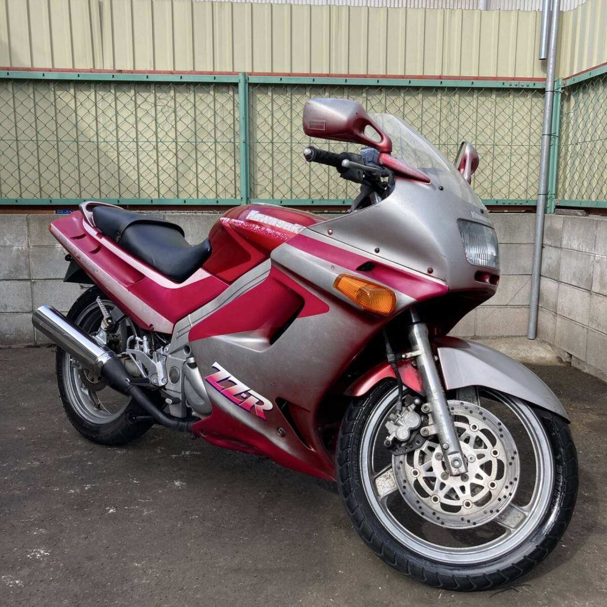 Yahoo!オークション - カワサキ ZZ-R250 EX250H 17478㎞ エンジン実働 ...