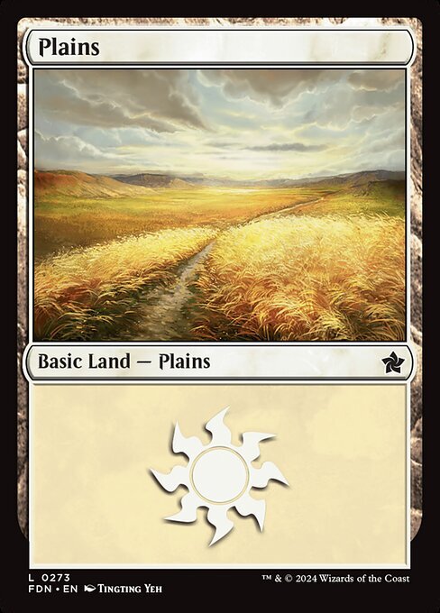 Yahoo!オークション - MTG 土地/英語版 (273)《平地/Plains》 FOIL フ...