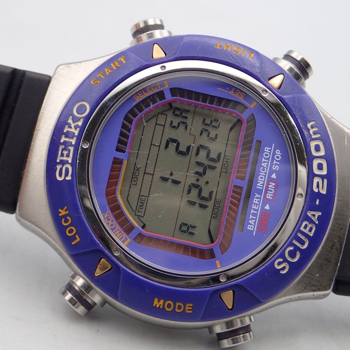 Yahoo!オークション - え12269/SEIKO セイコー/スキューバ/クオーツ/メ...