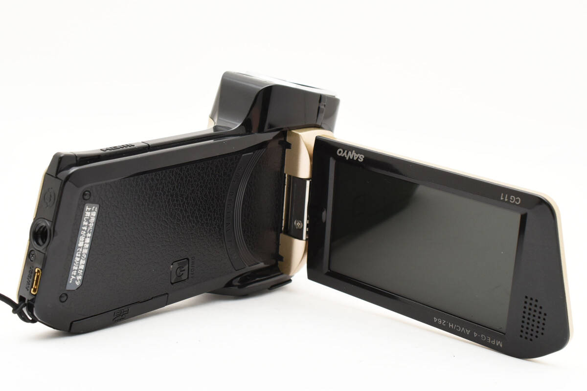 Yahoo!オークション - 美品 SANYO Xacti DMX-CG11 ゴールド デジタル...