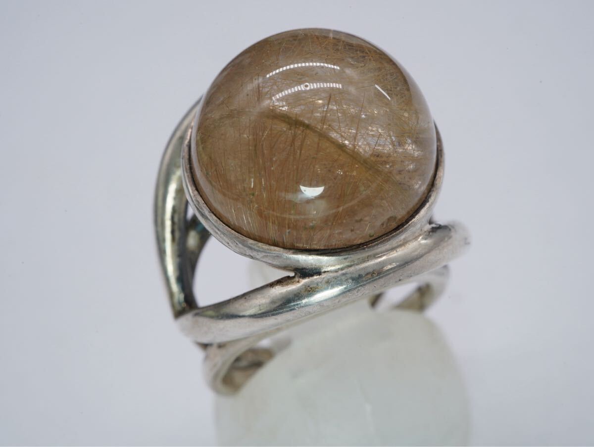 Yahoo!オークション - 【417】10号 CVSHKA SILVER シルバー 925 ルチル...